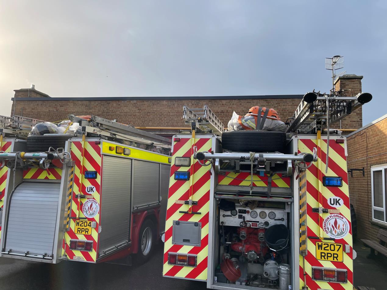 Firefighters Take On 1,600 Mile Journey To Deliver Fire Engines Abroad ...