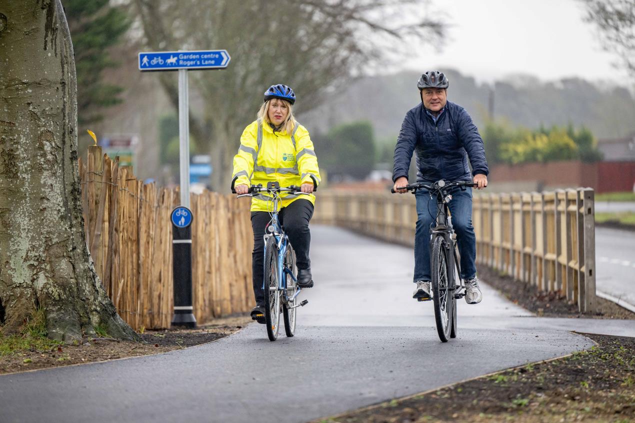 New Active Travel Pathway In Findon Valley Officially Opens | Sussex Local