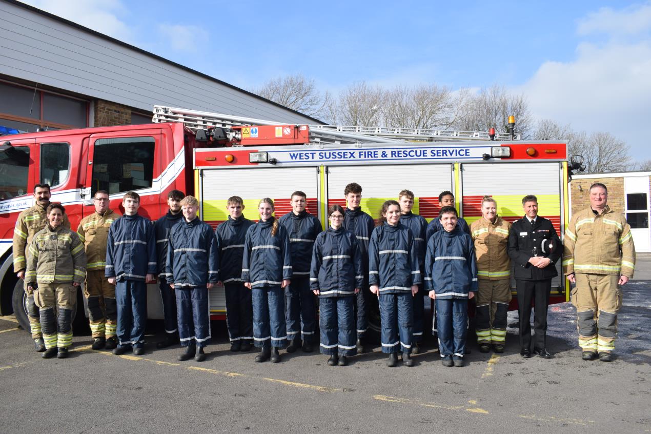 IGNITE Students Celebrate Their Success At Bognor Fire Station | Sussex ...