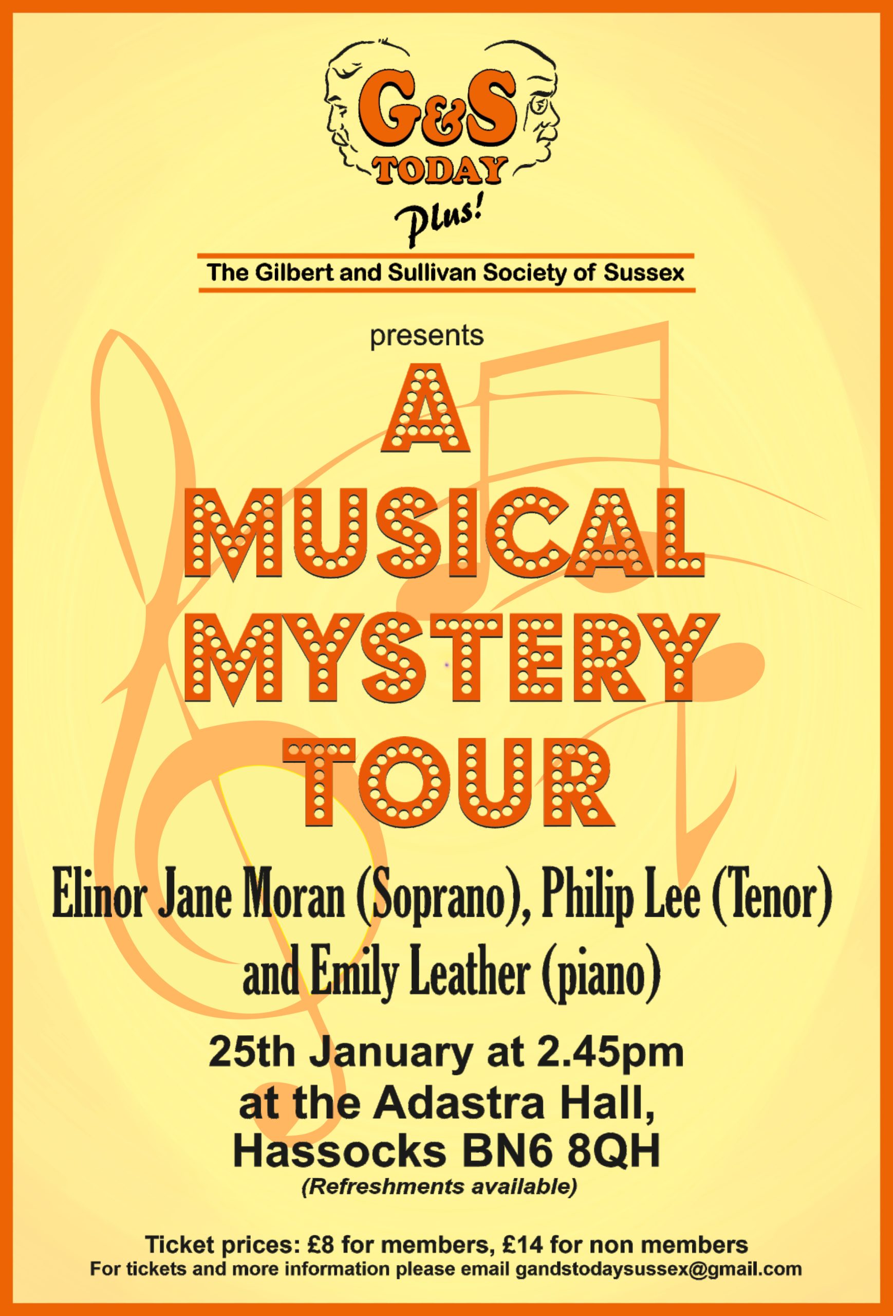 The Gilbert And Sullivan Society Of Sussex Present: A Musical Mystery ...